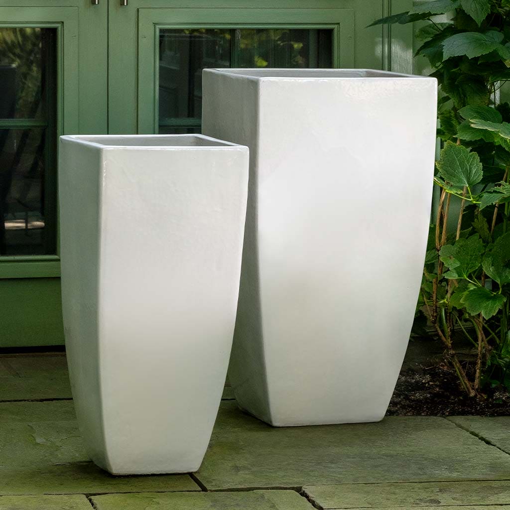 Campania International Karis Planter in Coco set of 2 | The Garden Gates