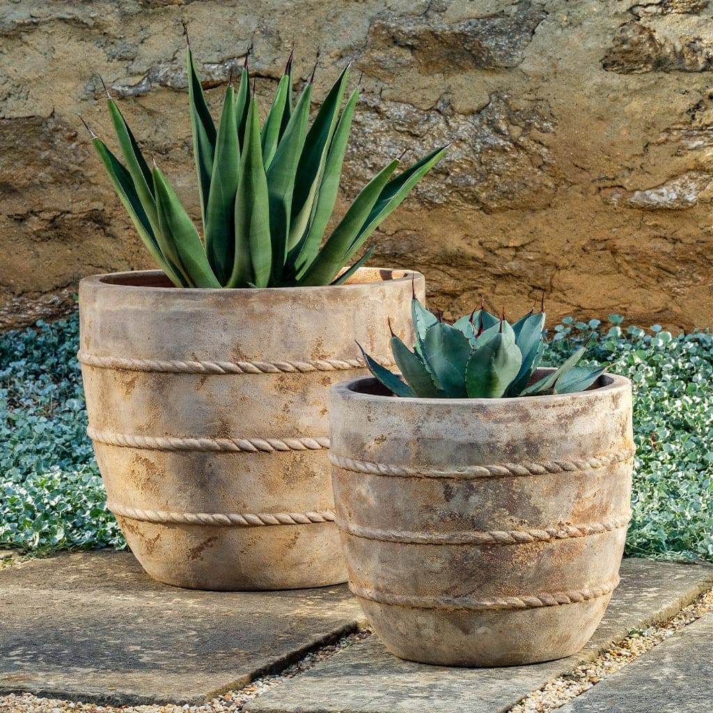 Campania International Santorini Planter in Antico Terra Cotta | The ...