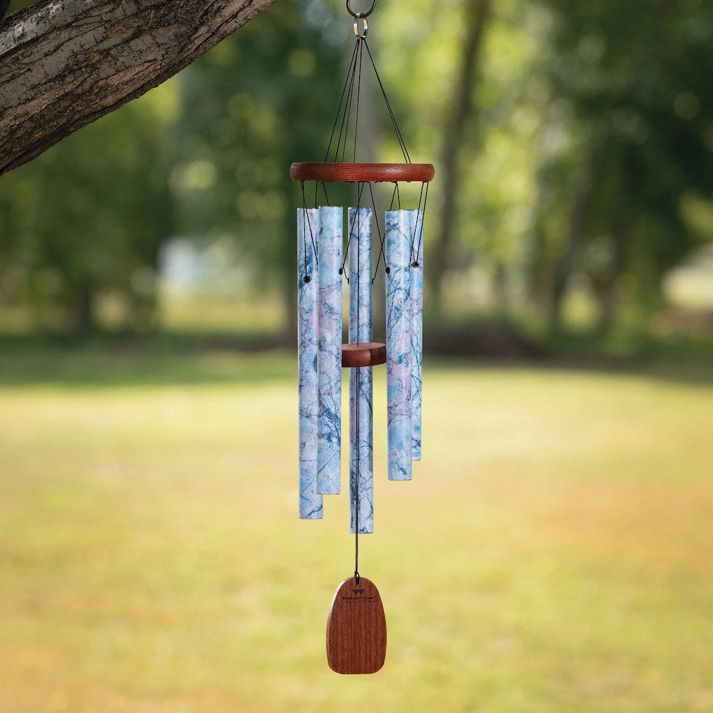 Decor Wind Chime with Sky Blue Marble by Woodstock Chimes | The Garden ...