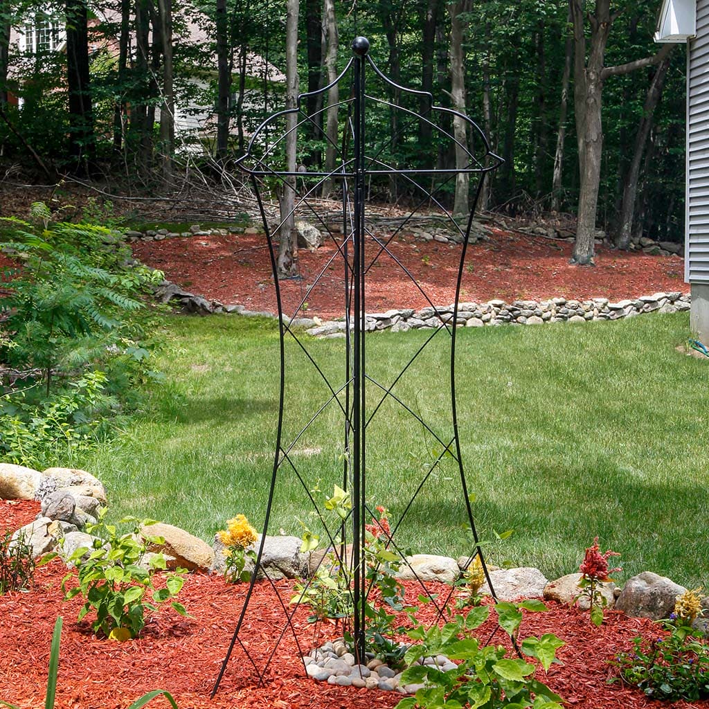Umbrella Garden Trellis Mom's "New" Ladder Trellis : R/upcycling