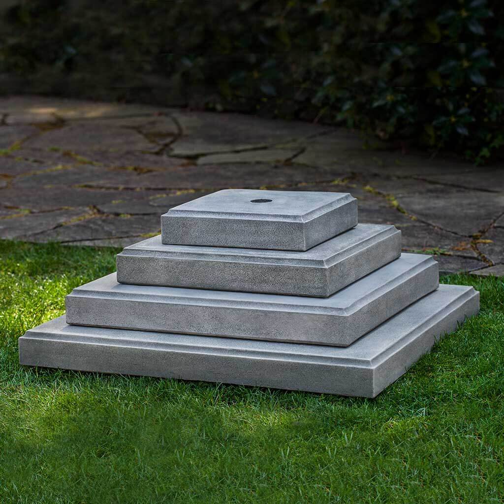 Campania International Square 19 inch Plinth | The Garden Gates