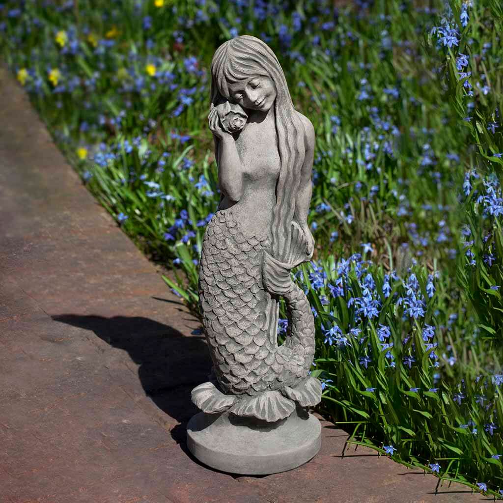 Campania International Standing Mermaid Statue | The Garden Gates